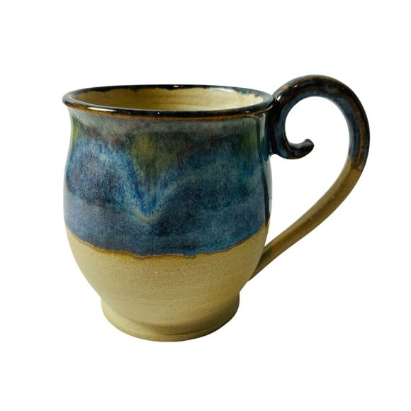 Mahoney Design | Dining | Mahoney Design Pottery Blue Rutile Curl ...